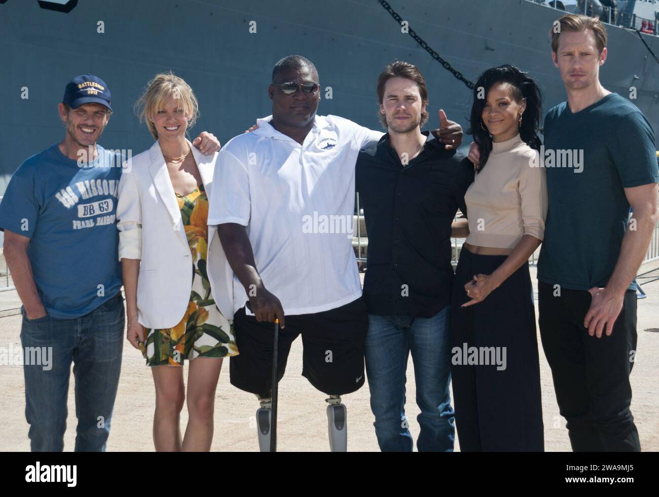 US military forces. 'Battleship' cast and crew promotes film ...