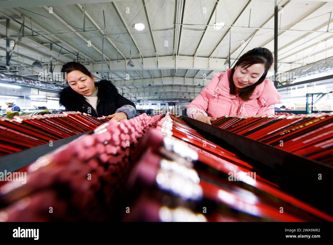 Pencil factory hi-res stock photography and images - Alamy