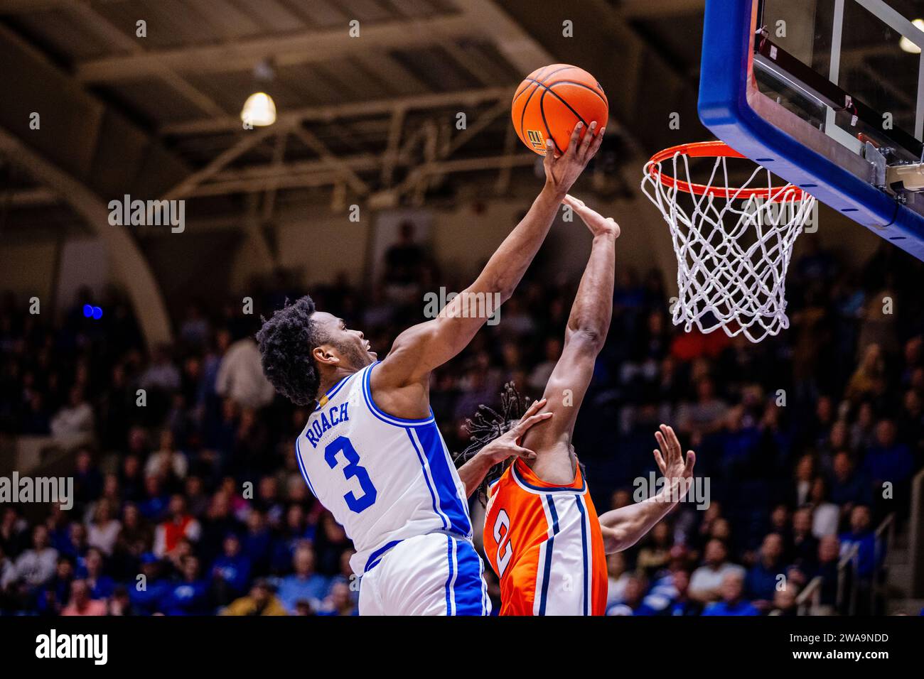 Durham, NC, USA. 2nd Jan, 2024. Duke Blue Devils guard Jeremy Roach (3 ...