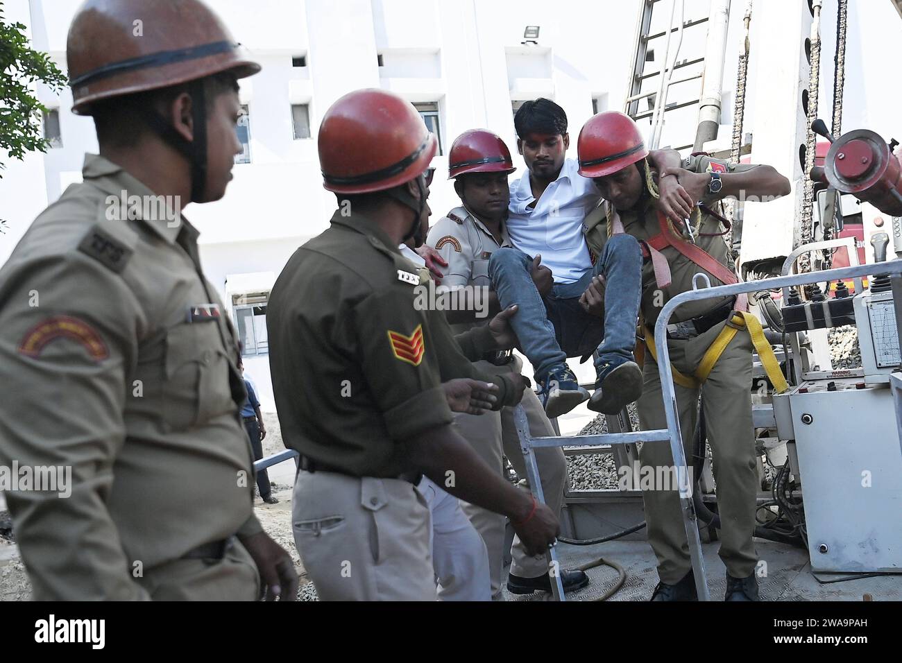 Fire control mock exercise hi-res stock photography and images - Alamy