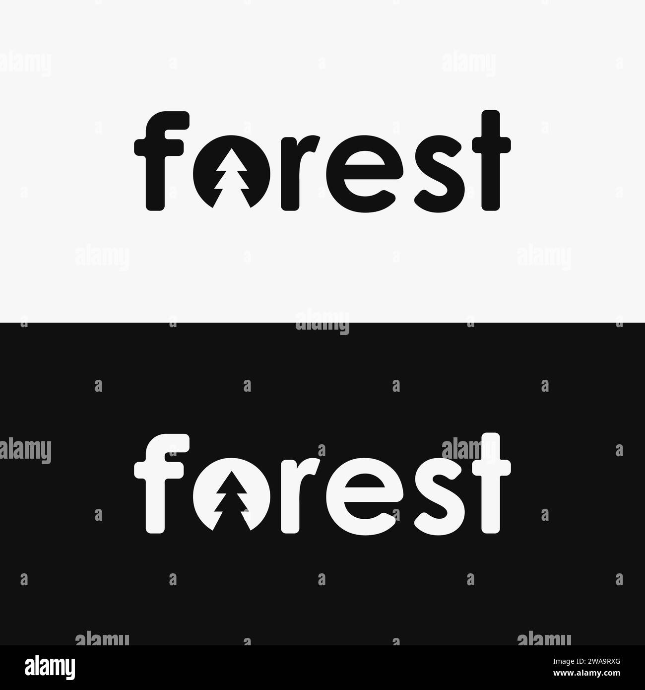 Moody landscape with dark background Stock Vector Images - Alamy