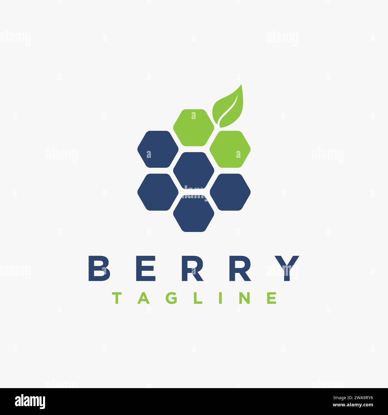 abstract fruit berry logo icon vector template on white background ...