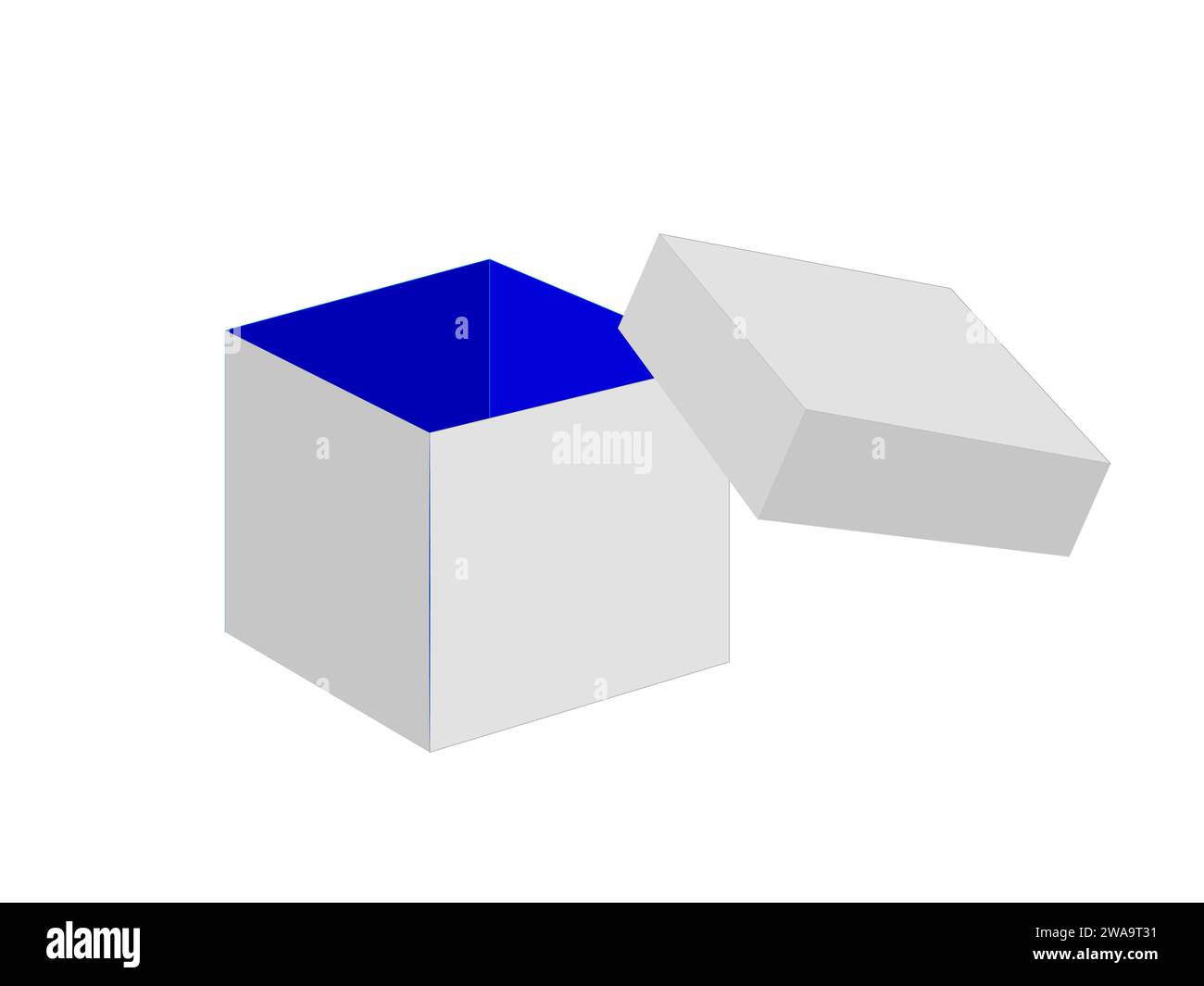 Explosion Box Die line Template, Editable Vector File Stock Vector ...