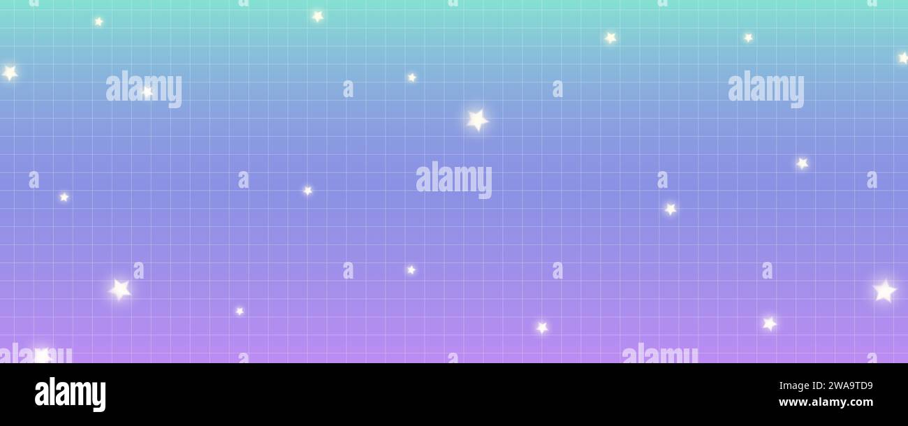 Checkered gradient background with stars. Pastel holographic kawaii ...