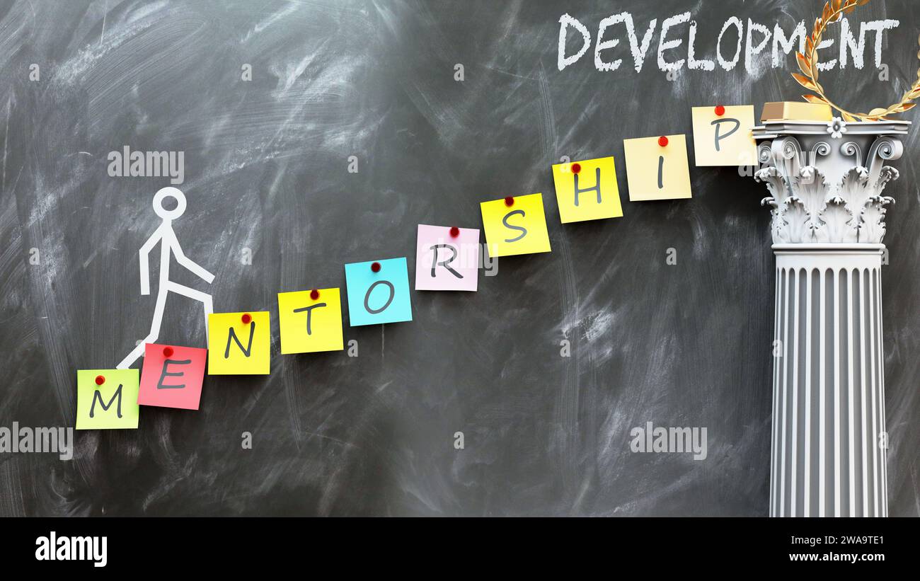Mentorship leads to Development - a metaphor showing how mentorship ...