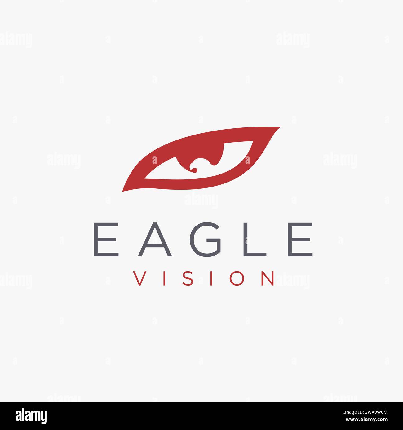 Eye and eagle vision logo icon vector template on white background Stock Vector Image & Art - Alamy