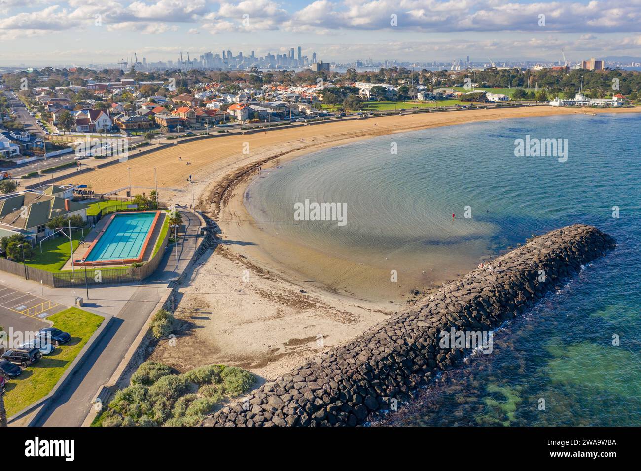 Aerial port phillip bay hi-res stock photography and images - Alamy