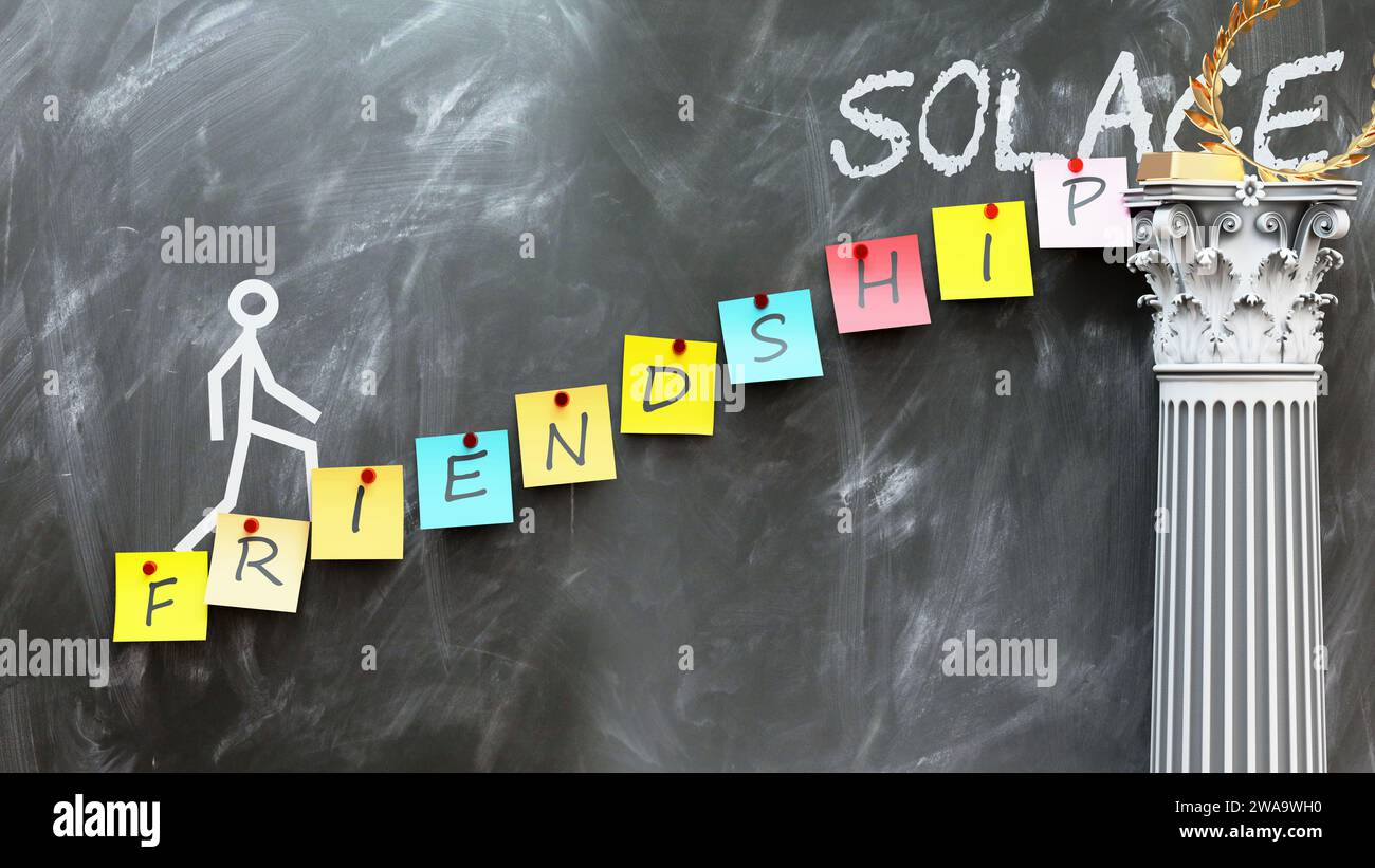 Friendship solace hi-res stock photography and images - Alamy