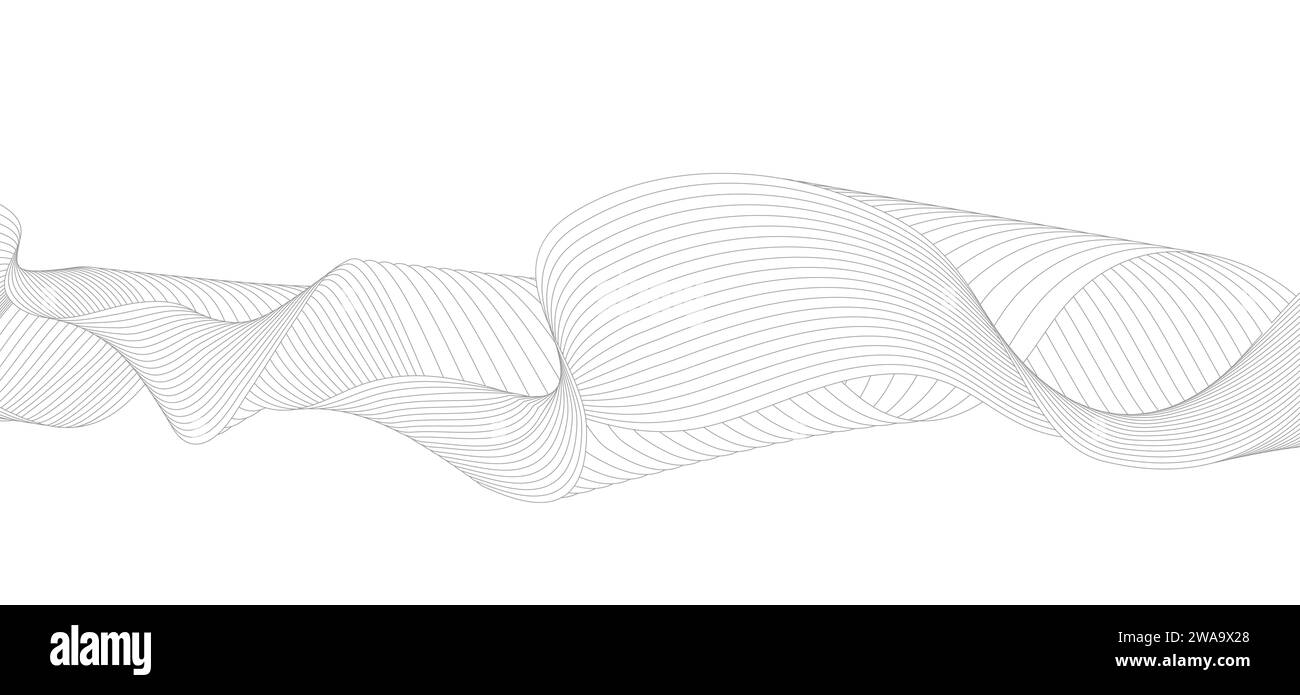 An abstract wave. An element of the sound track design, frequency ...