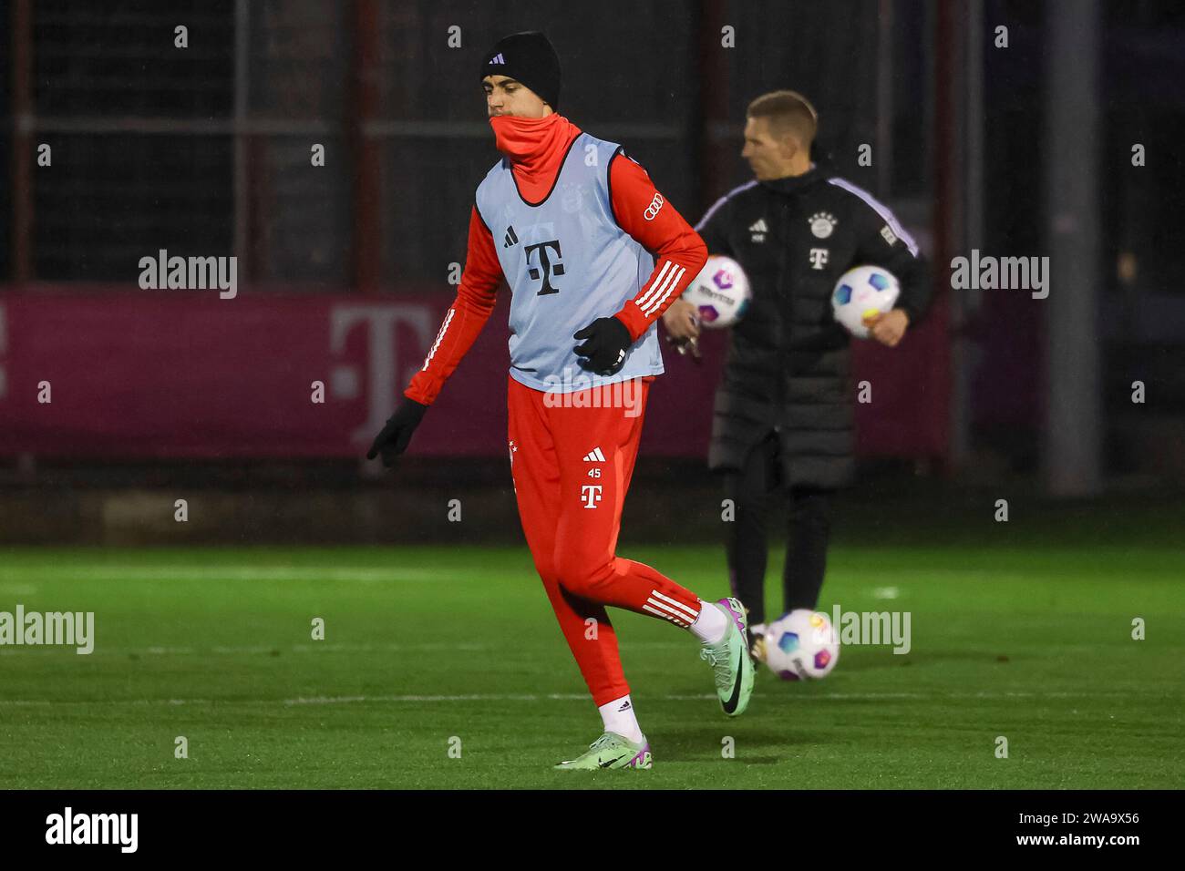 Muenchen, Deutschland. 02nd Jan, 2024. Aleksandar Pavlovic (FC Bayern ...