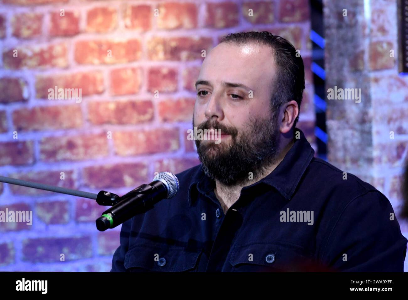 Milan, Italy. 27th Dec, 2023. Milan, TV broadcast "The eyes of the ...