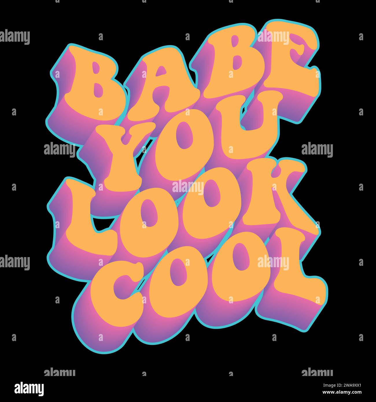 Cool look wallpaper Stock Vector Images - Alamy