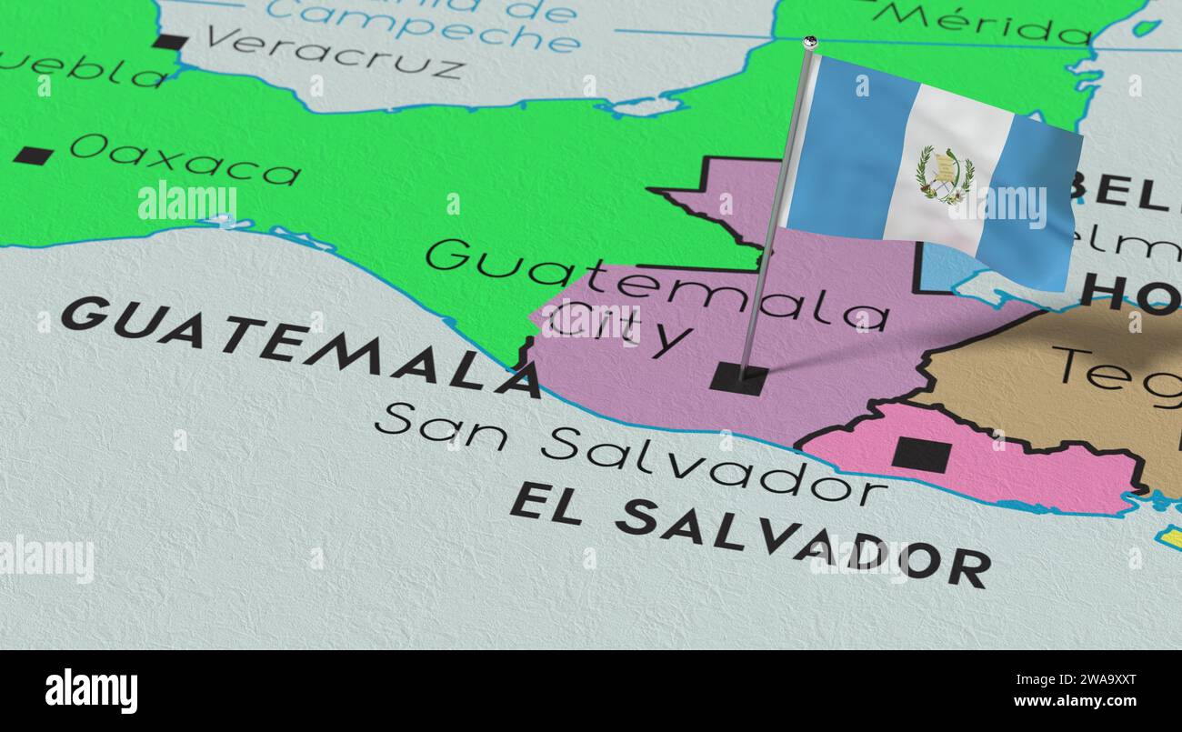 Guatemala political map administrative hi-res stock photography and ...
