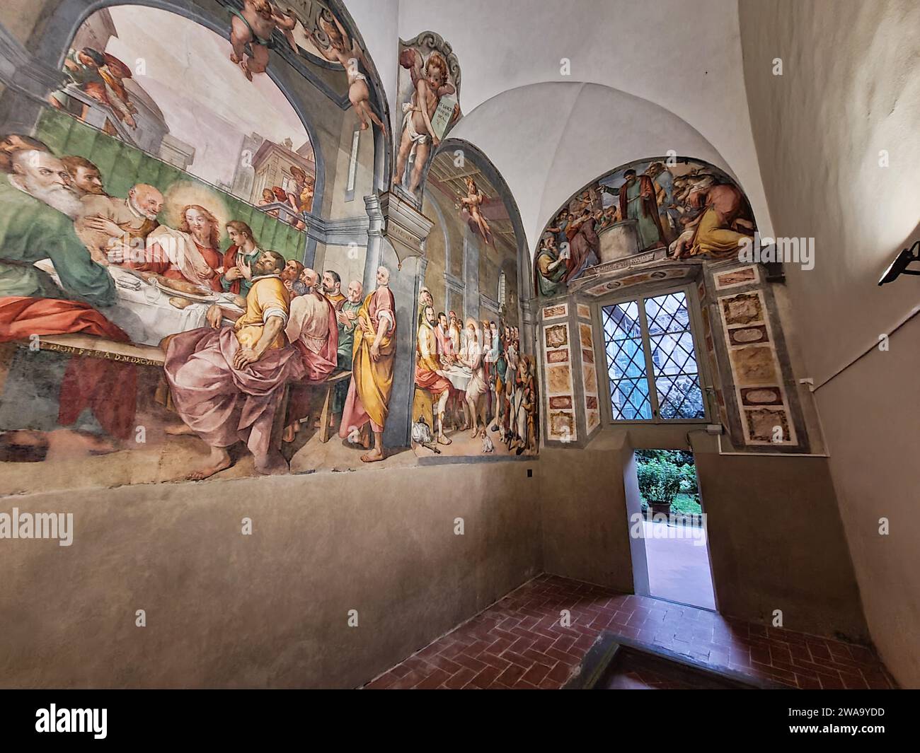 Last supper by bernardino poccetti hi-res stock photography and images ...