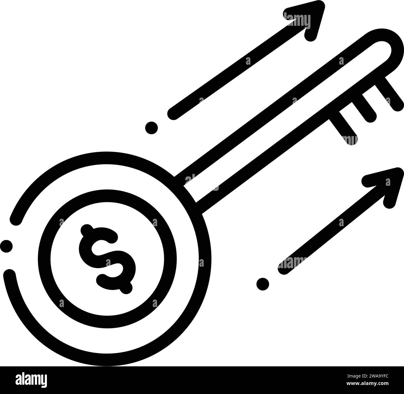 Key to success icon Stock Vector Image & Art - Alamy