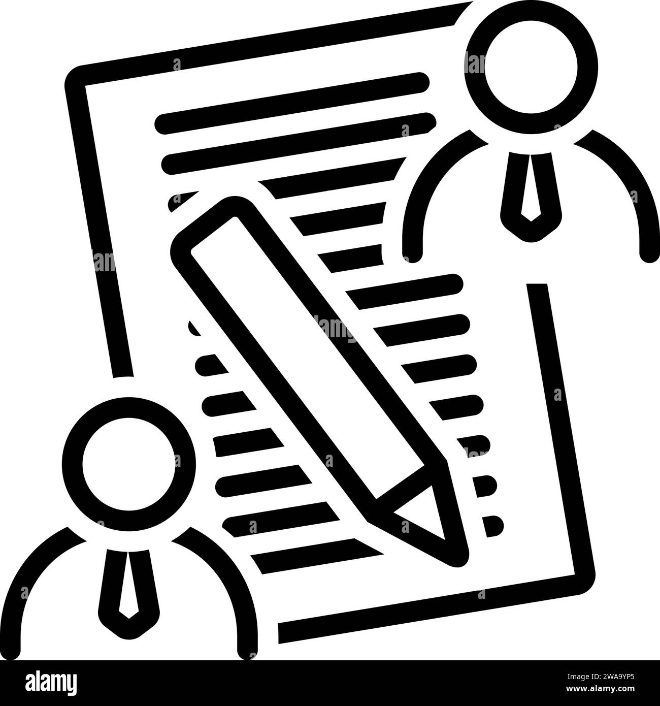 Brief icon hi-res stock photography and images - Alamy