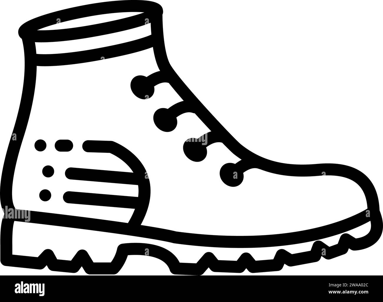 Boots shape Stock Vector Images - Alamy