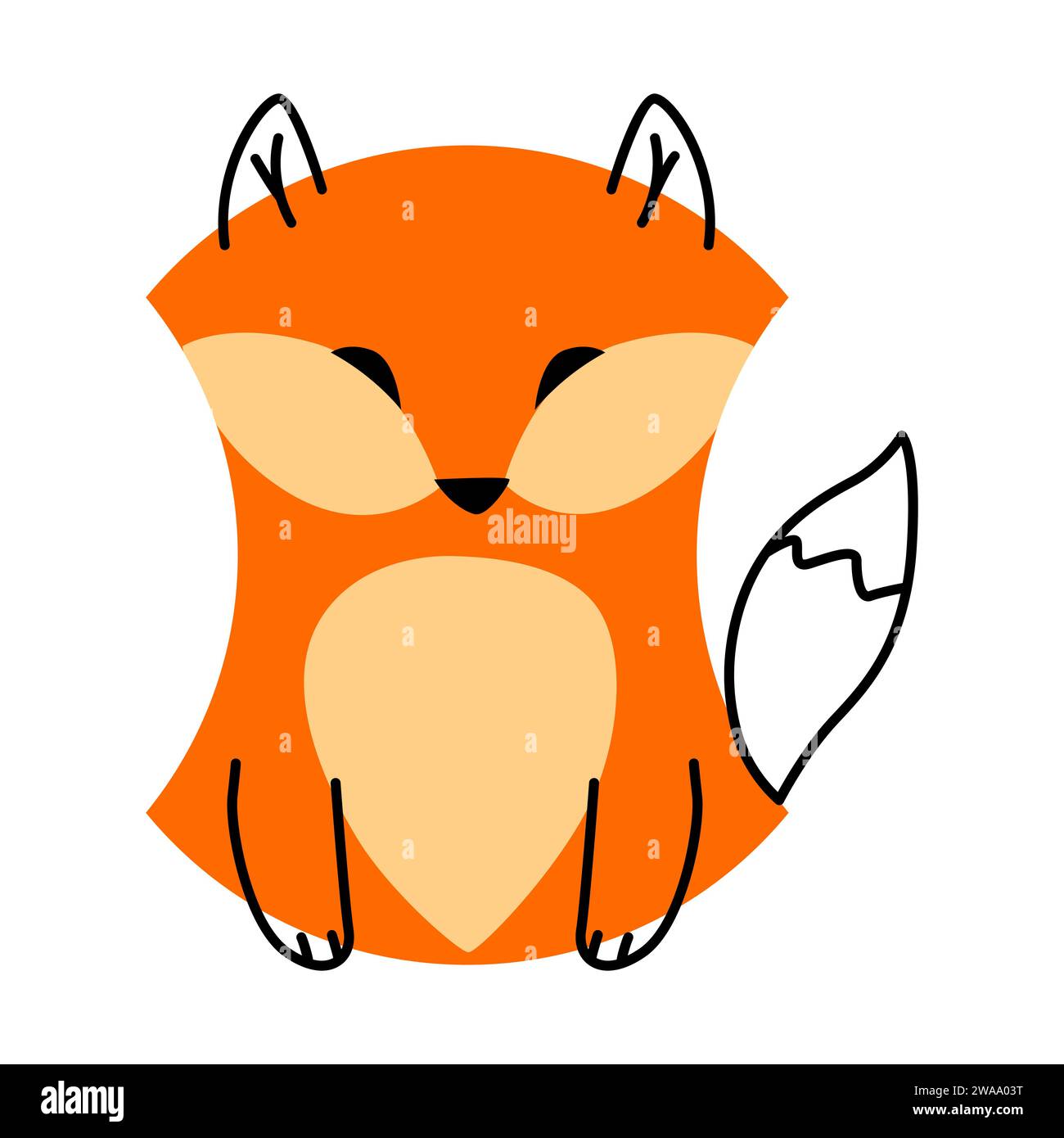 Fox geometry Stock Vector Images - Alamy