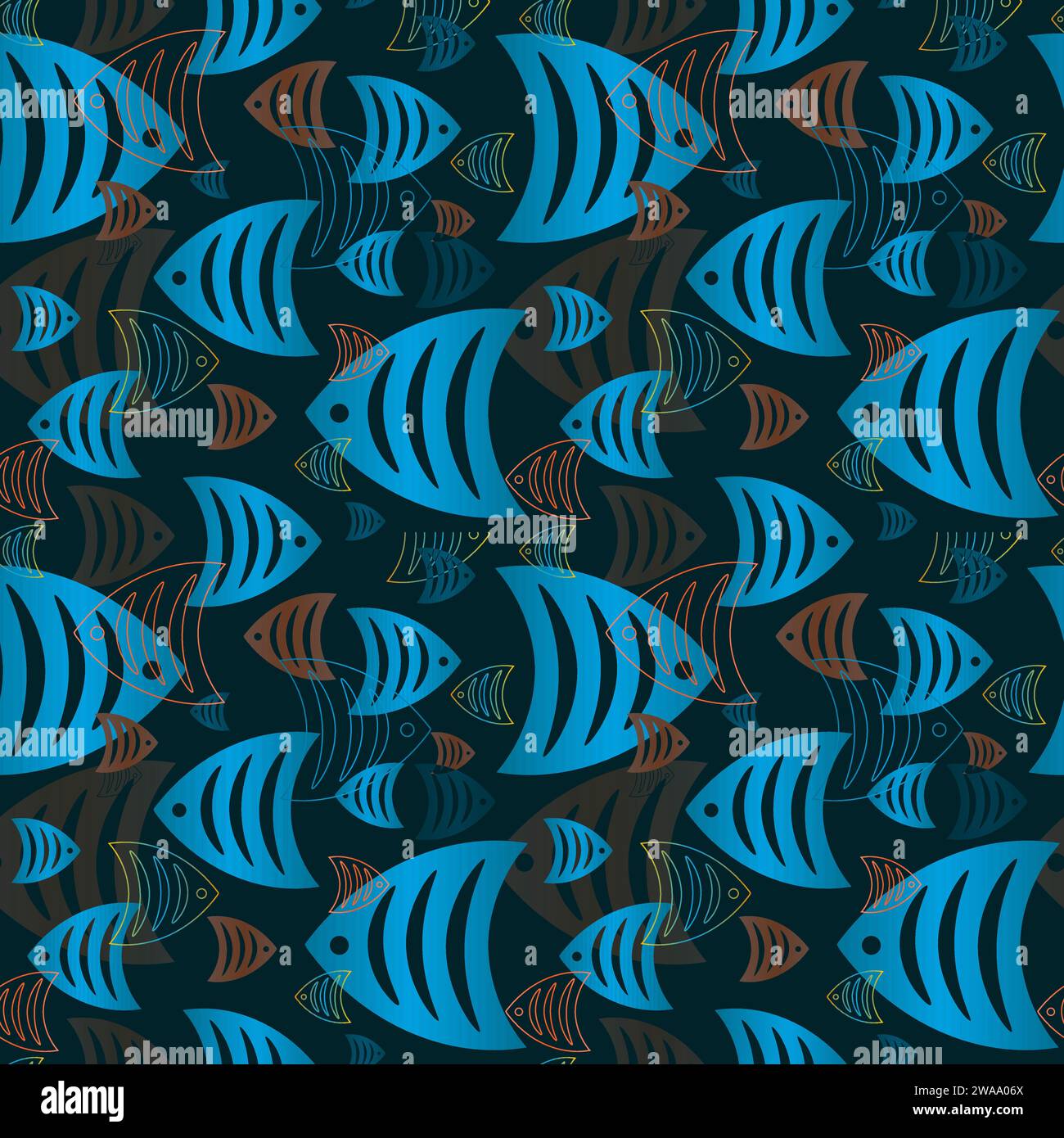 Stylized shark art hi-res stock photography and images - Alamy