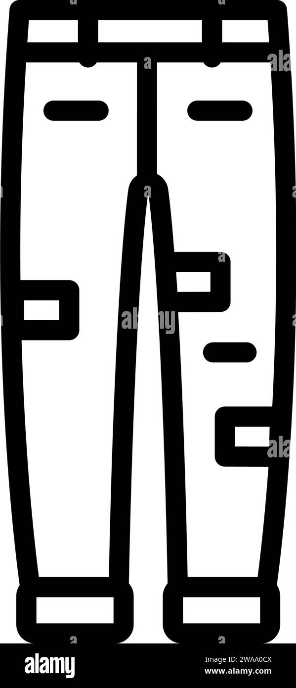 Jeans shape Black and White Stock Photos & Images - Alamy