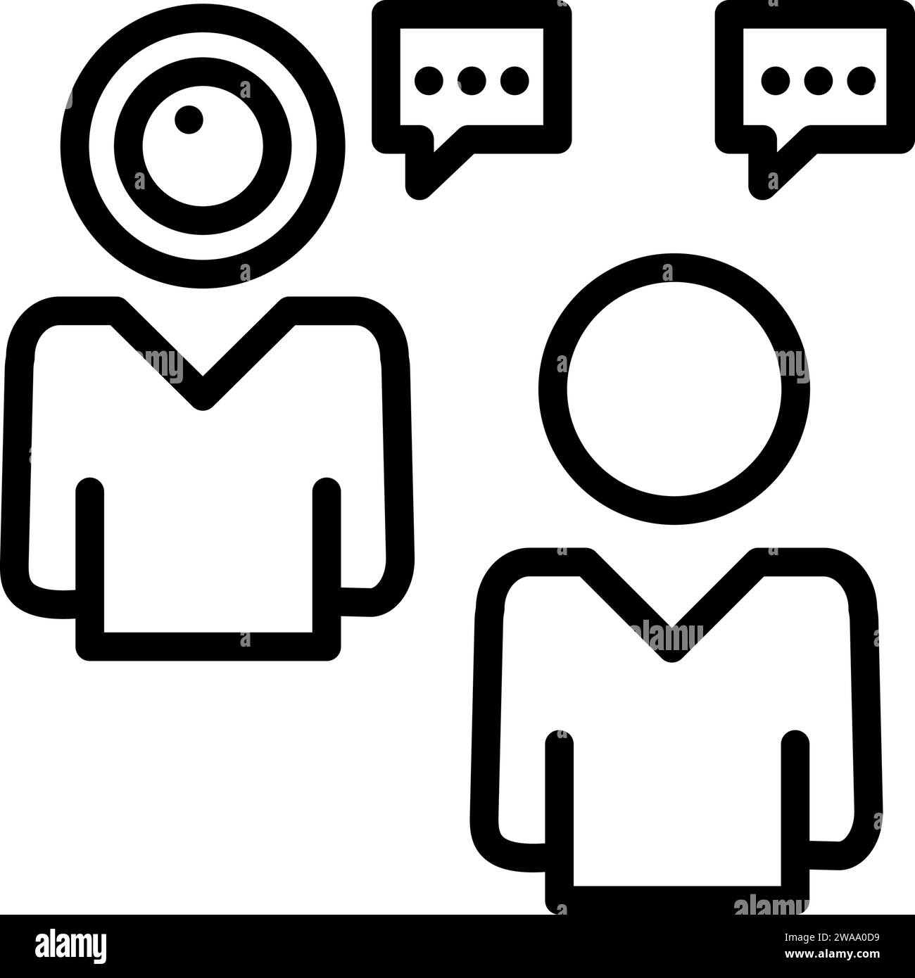 Chat watching Black and White Stock Photos & Images - Alamy