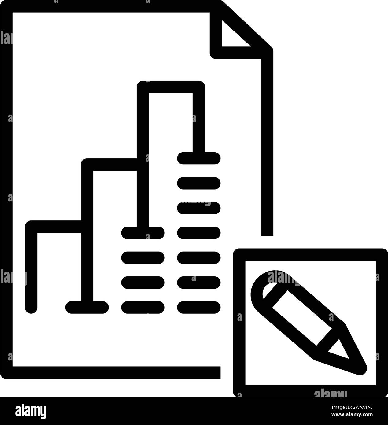 Icon for report,editor Stock Vector Image & Art - Alamy