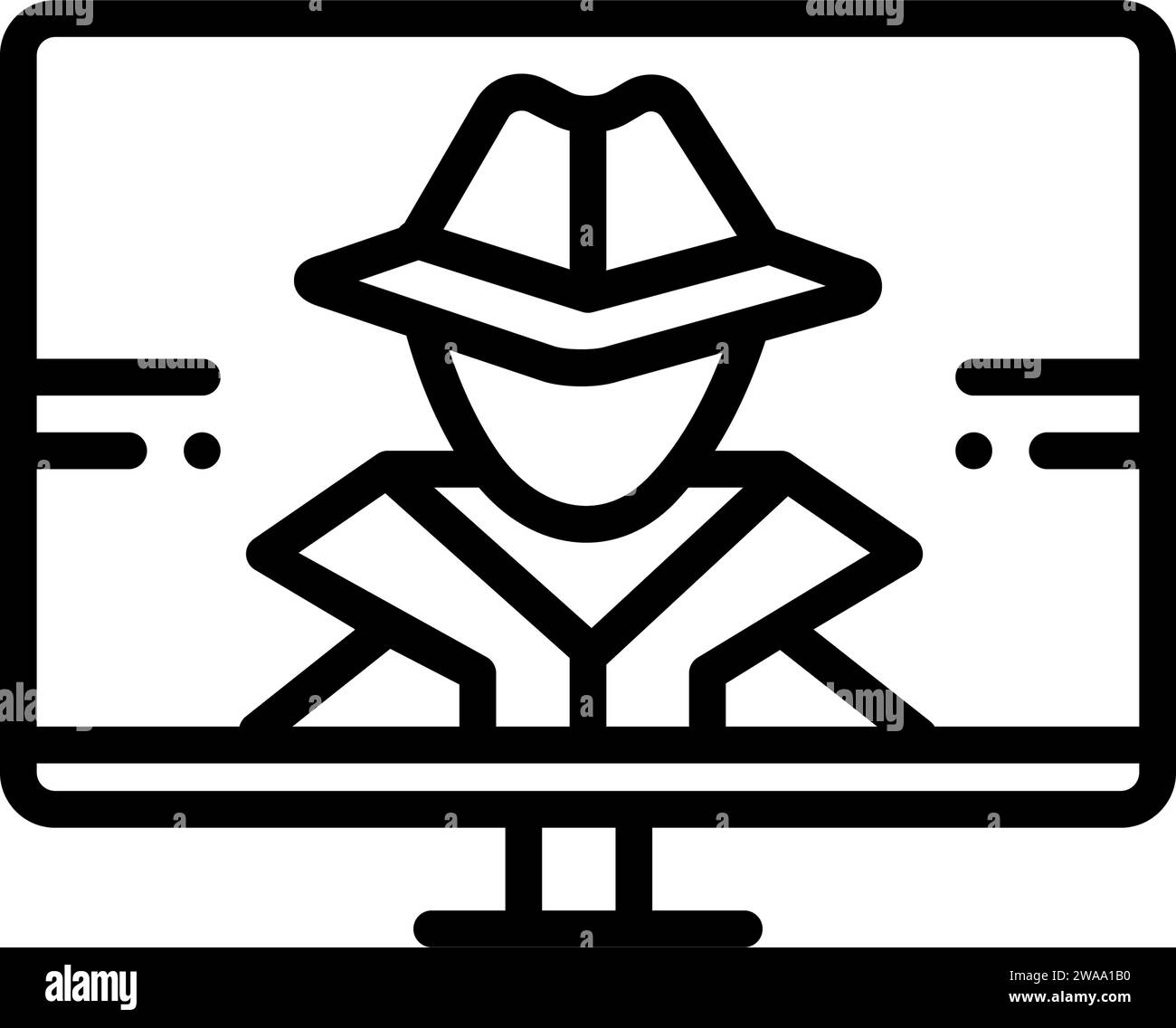 Hacker phishing Stock Vector Images - Alamy