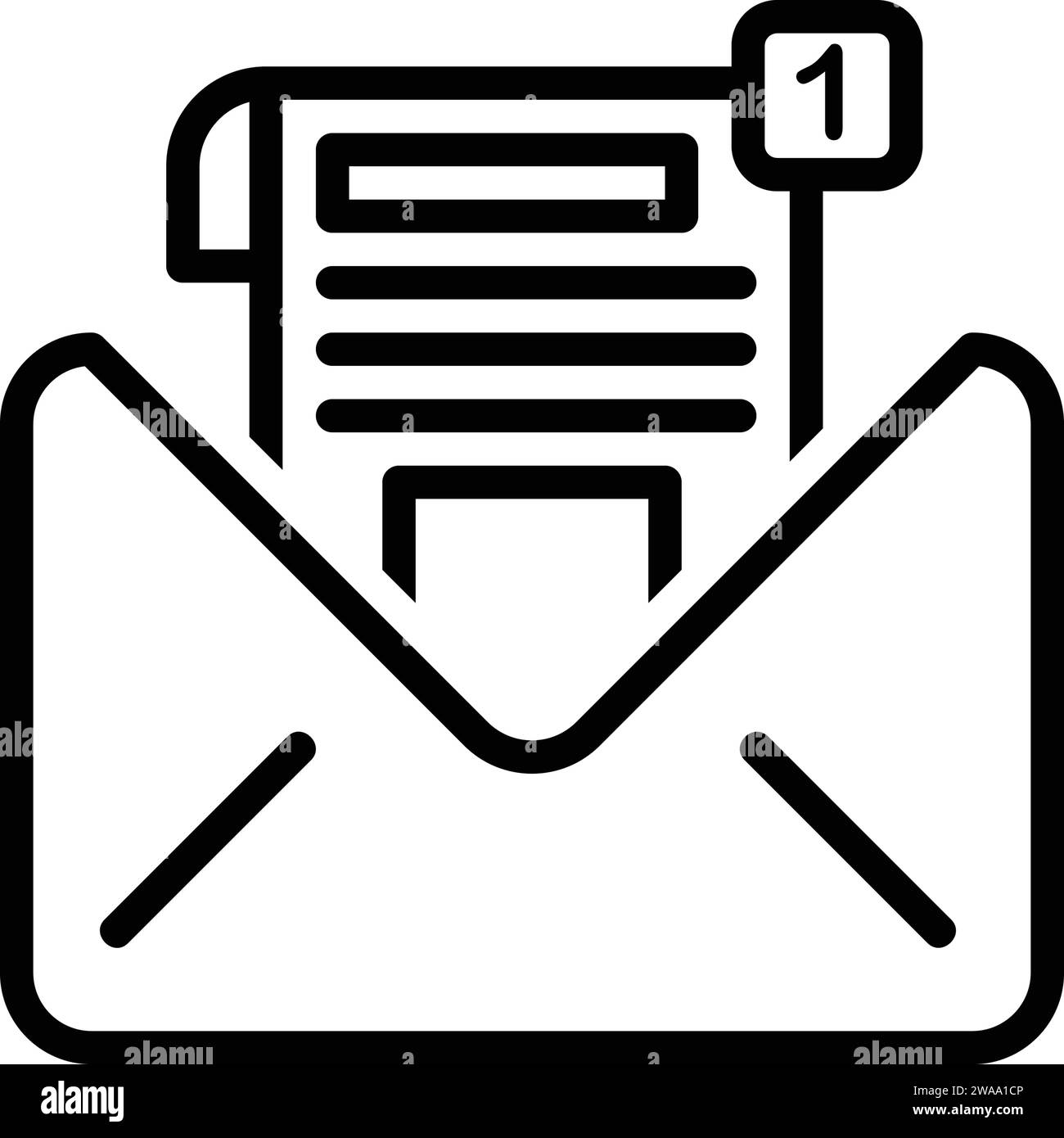Icon for inbox,message Stock Vector Image & Art - Alamy
