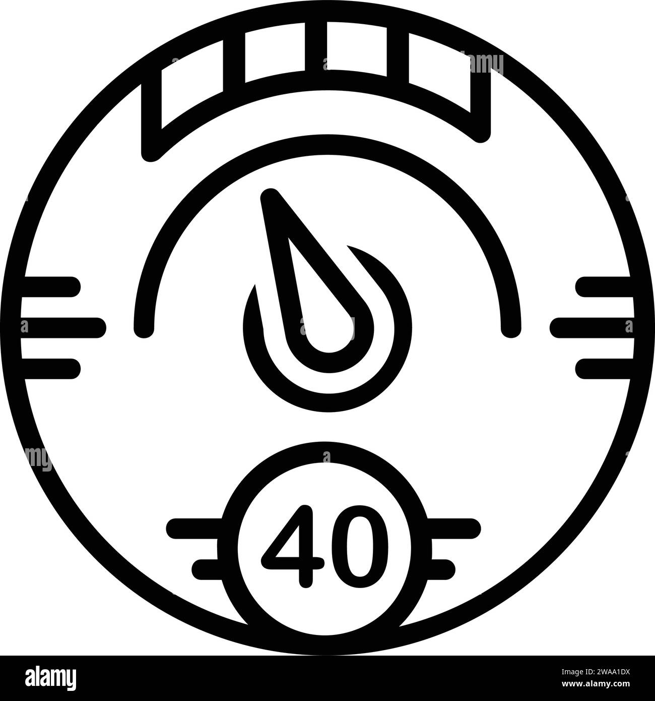 Icon for digital,gauge Stock Vector Image & Art - Alamy