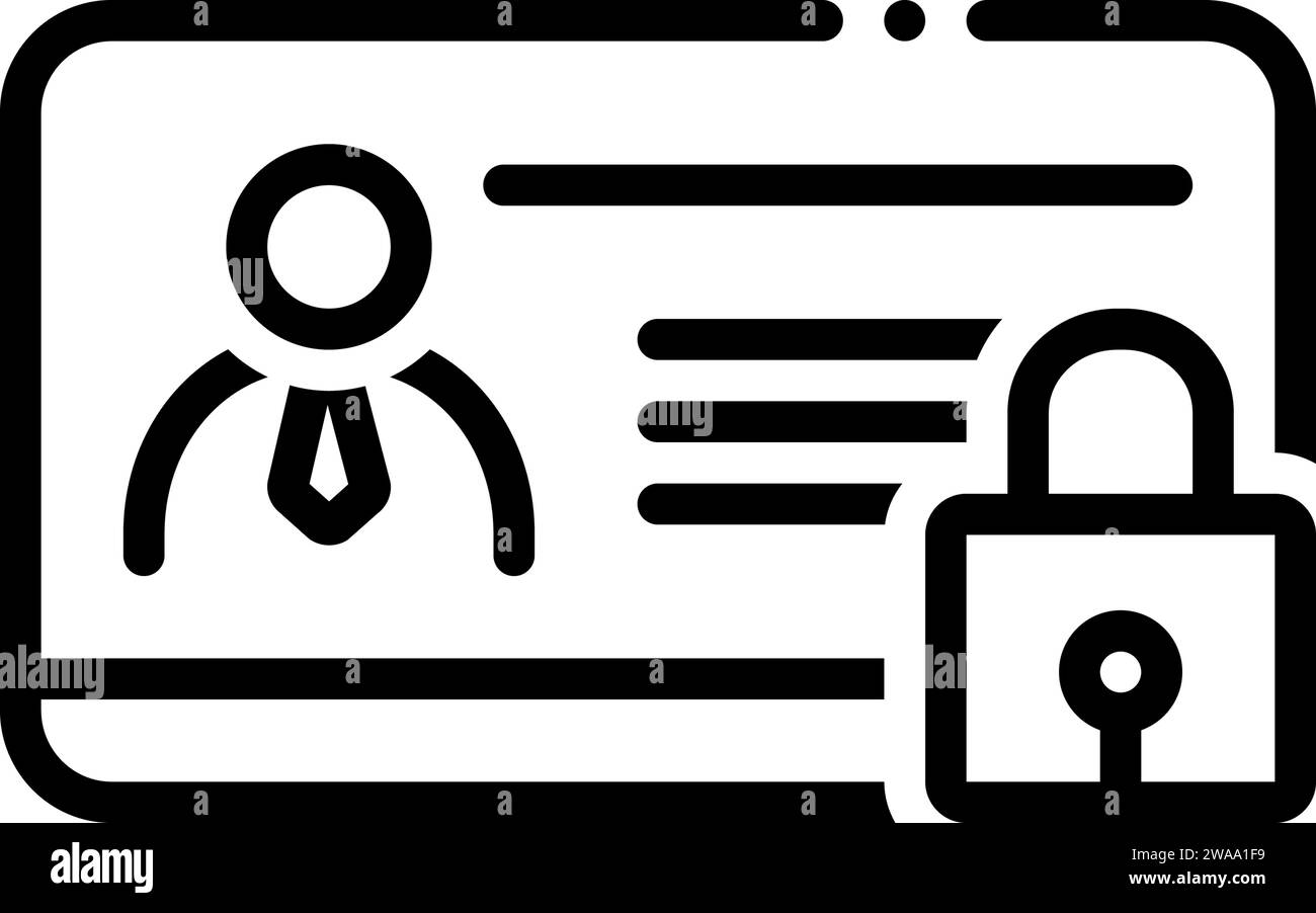 Identity protection Stock Vector Images - Alamy