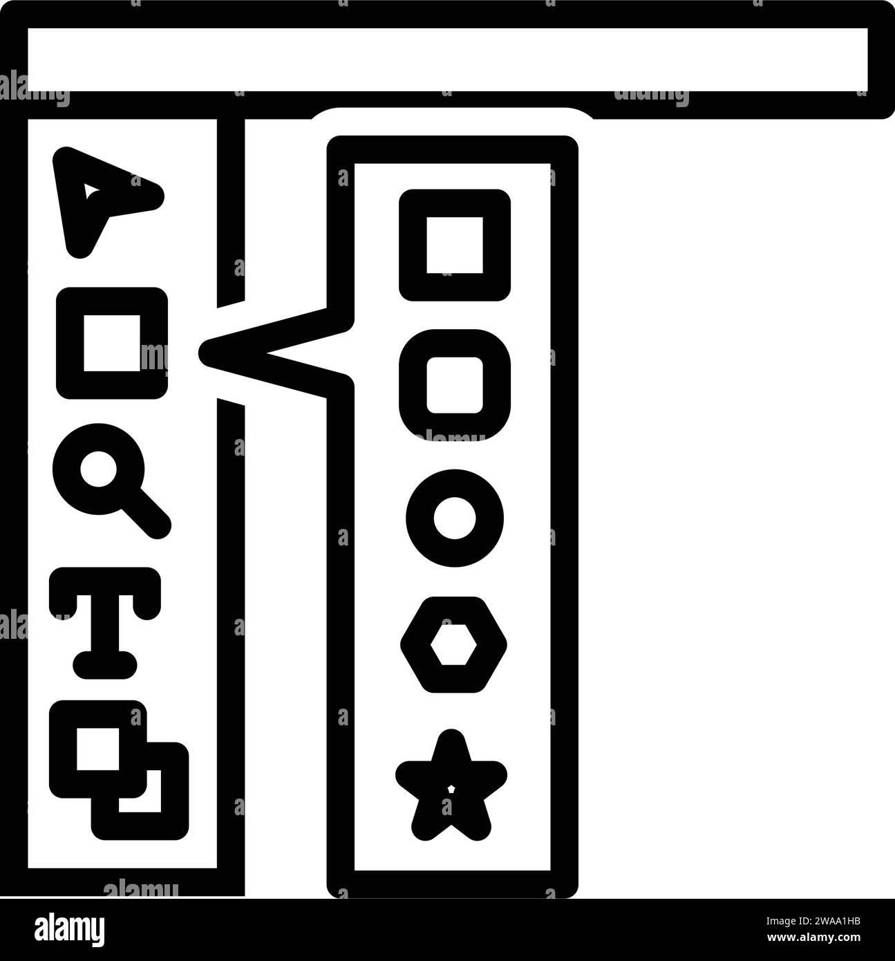 Icon for toolbar,definition Stock Vector Image & Art - Alamy