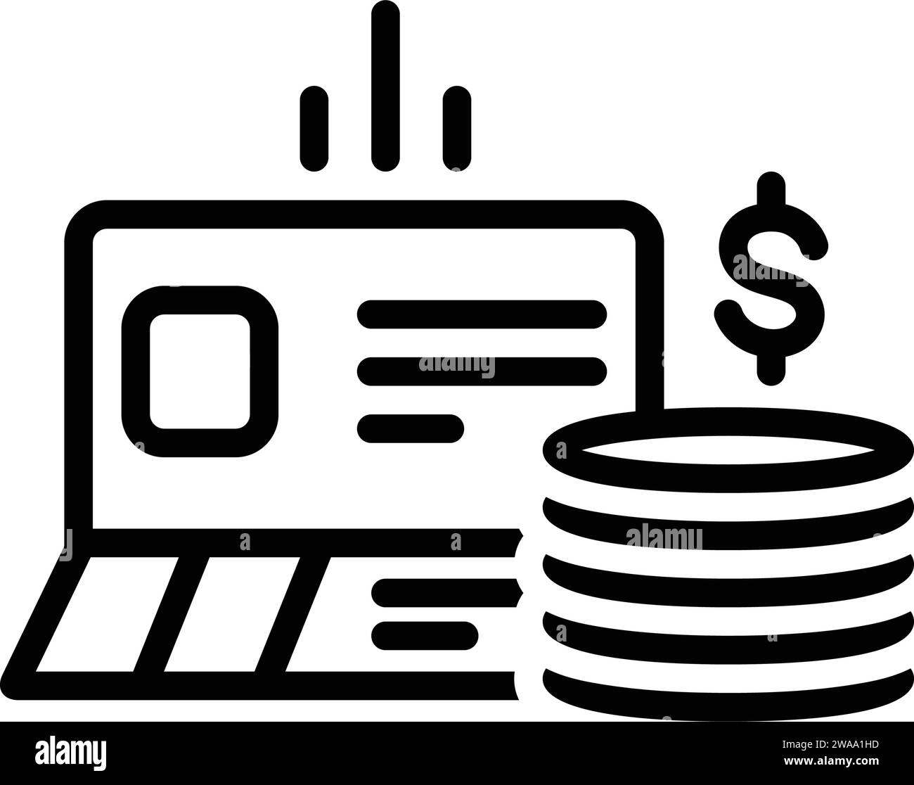Icon for bankbook,account Stock Vector Image & Art - Alamy