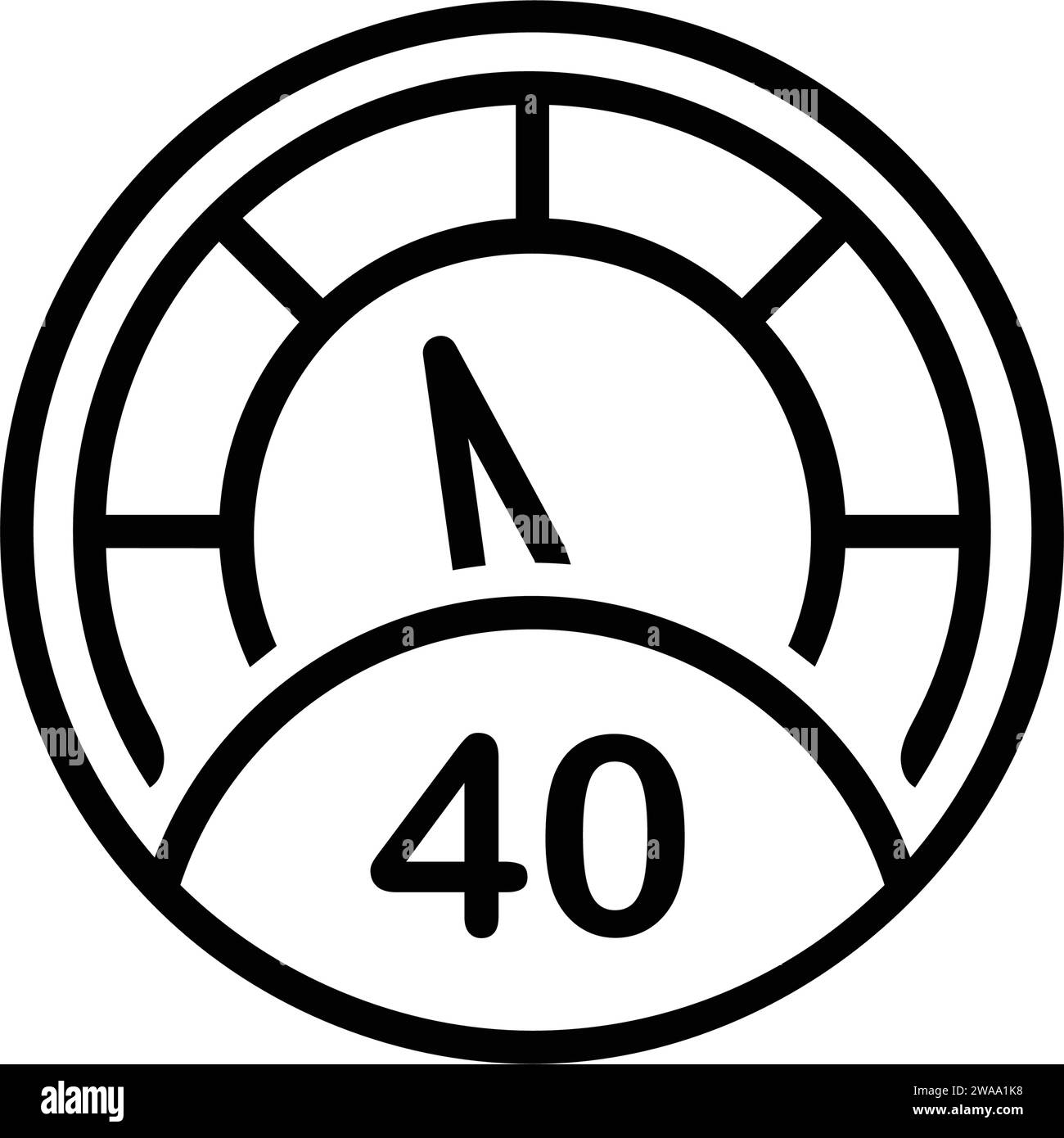 Icon for Meter,numerator Stock Vector Image & Art - Alamy