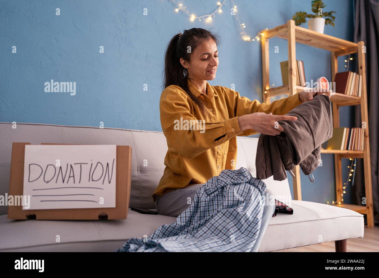 Clothes collecting box hi-res stock photography and images - Alamy