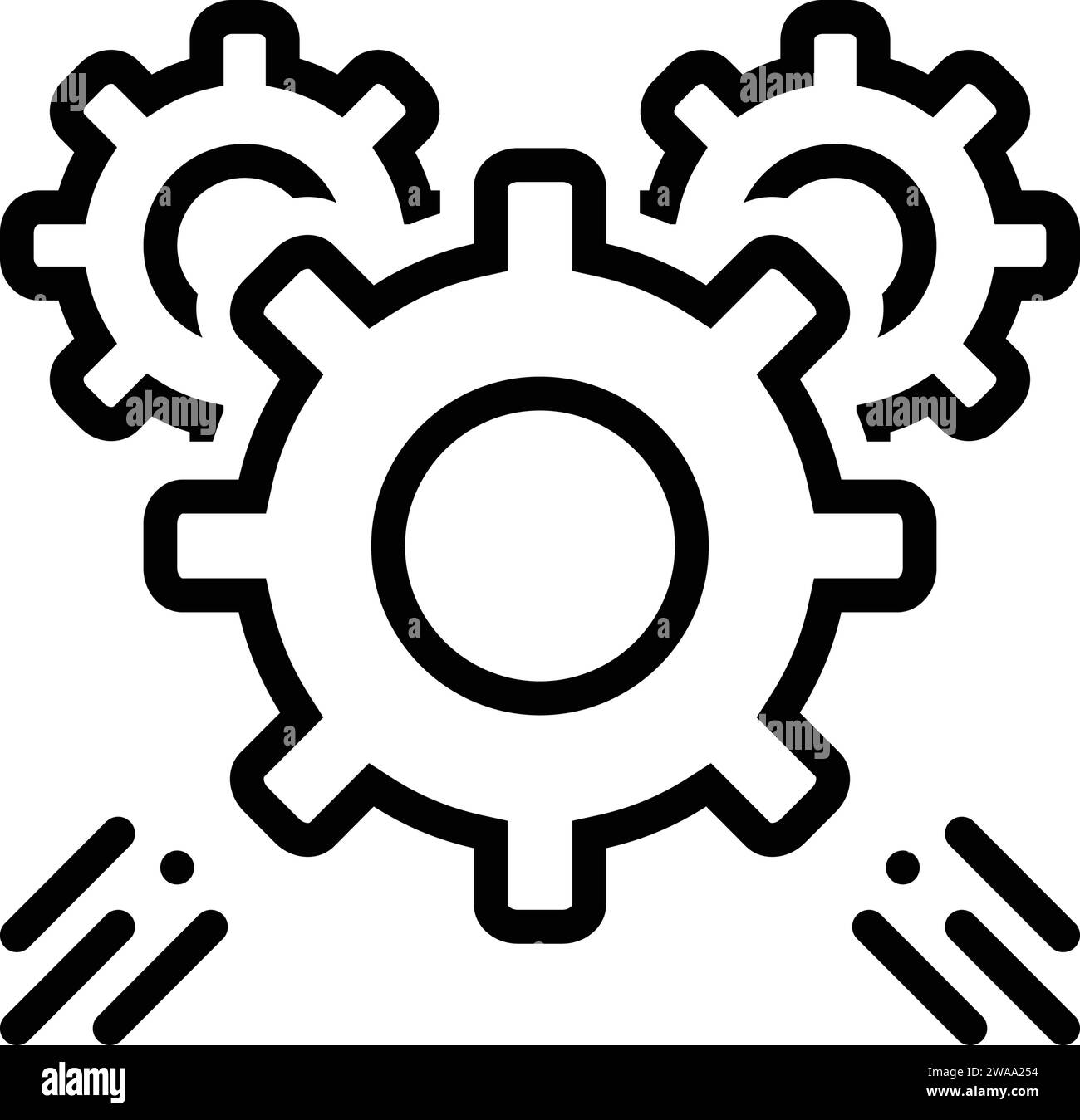 Icon for gear,mechanism Stock Vector Image & Art - Alamy