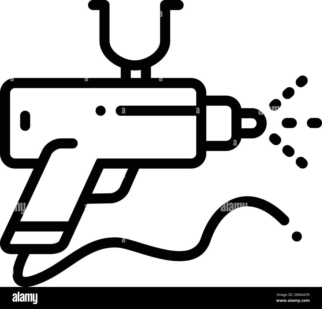 Spray gun Black and White Stock Photos & Images - Alamy