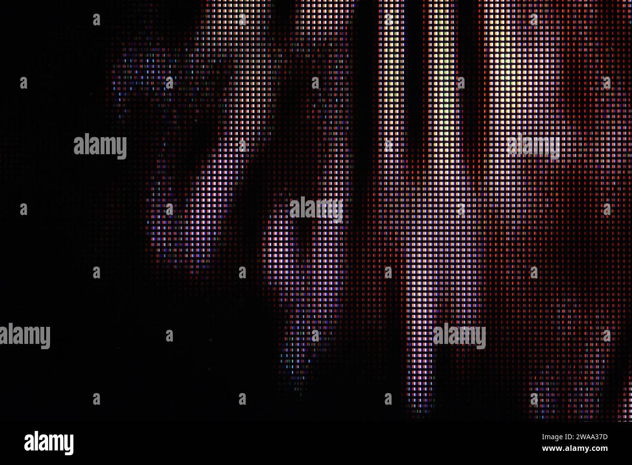 Macro photography of a colorful OLED display. Abstract colorful ...