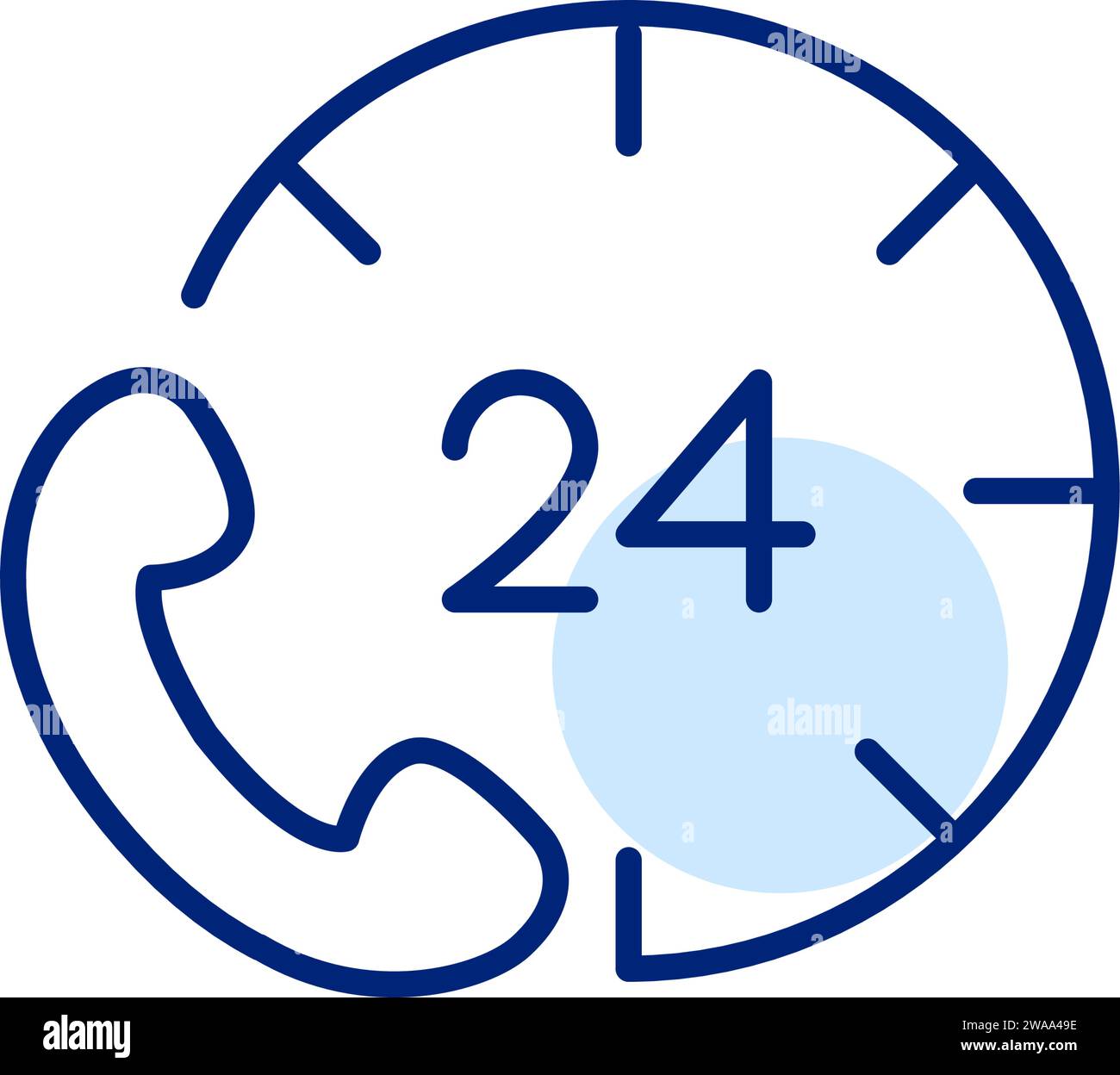 24 hour contact centre Cut Out Stock Images & Pictures - Alamy