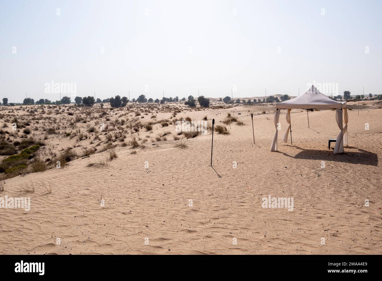 Bab Al Shams empty quarter seamless desert sahara in Dubai UAE middle ...