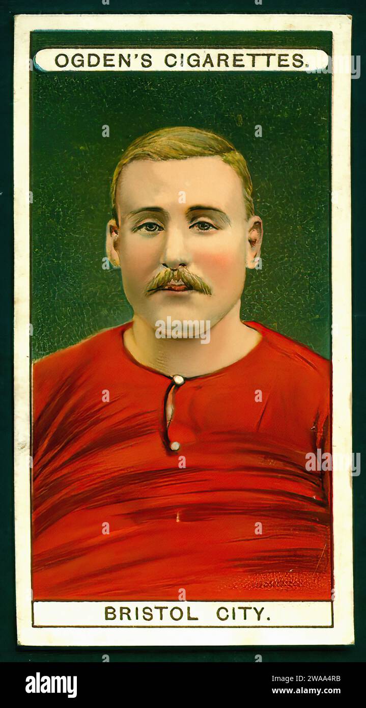 Bristol City - Vintage Cigarette Card Illustration Stock Photo - Alamy