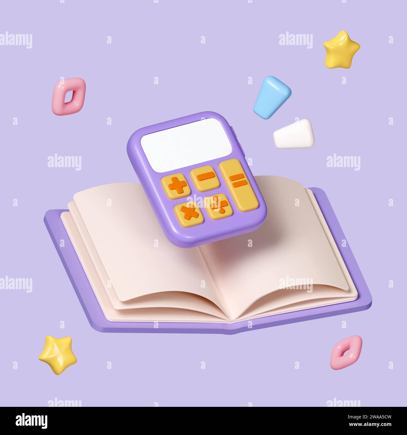 Calculator, math device. Financial analytics, bookkeeping, budget, debit, credit calculations ...