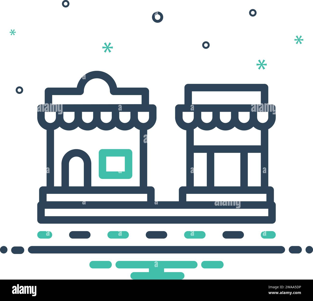 Outlets store Stock Vector Images - Alamy