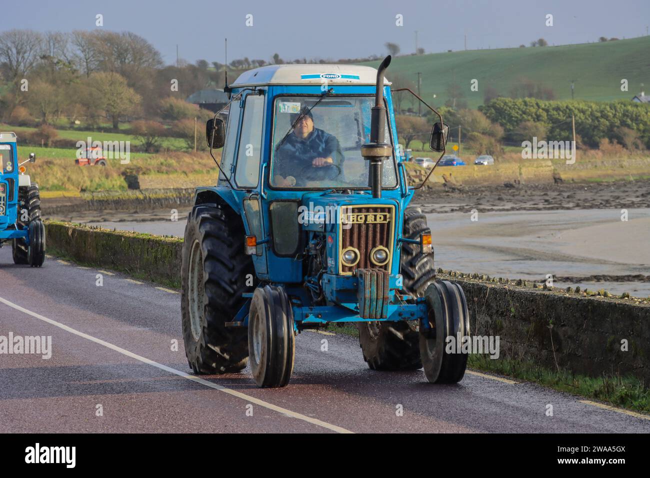 Kilbrittain Autism Tractor Run, Co. Cork, Ireland, December 2023 Stock ...