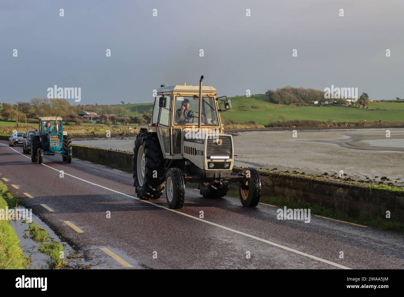 Kilbrittain Autism Tractor Run, Co. Cork, Ireland, December 2023 Stock ...