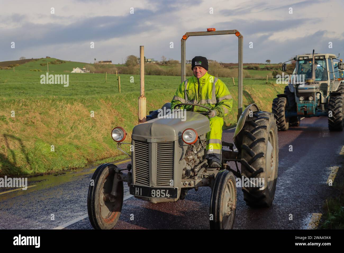 Kilbrittain Autism Tractor Run, Co. Cork, Ireland, December 2023 Stock ...