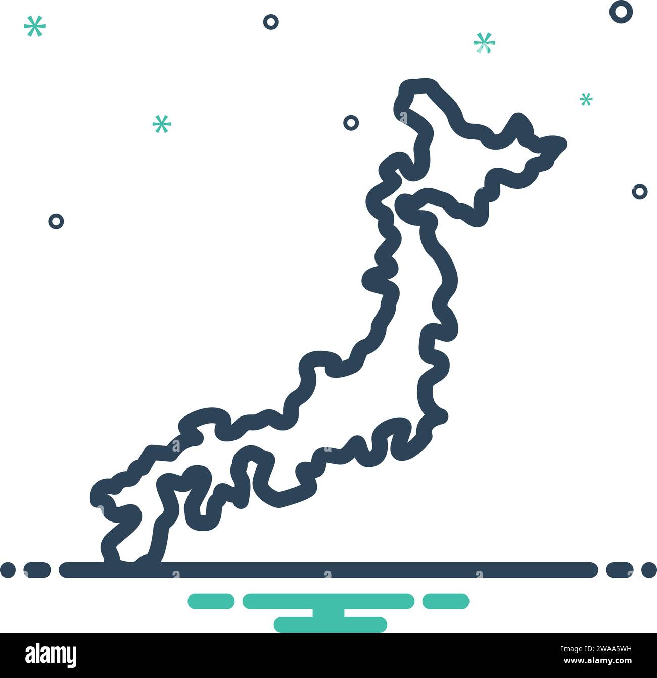 Icon for japan,map Stock Vector Image & Art - Alamy