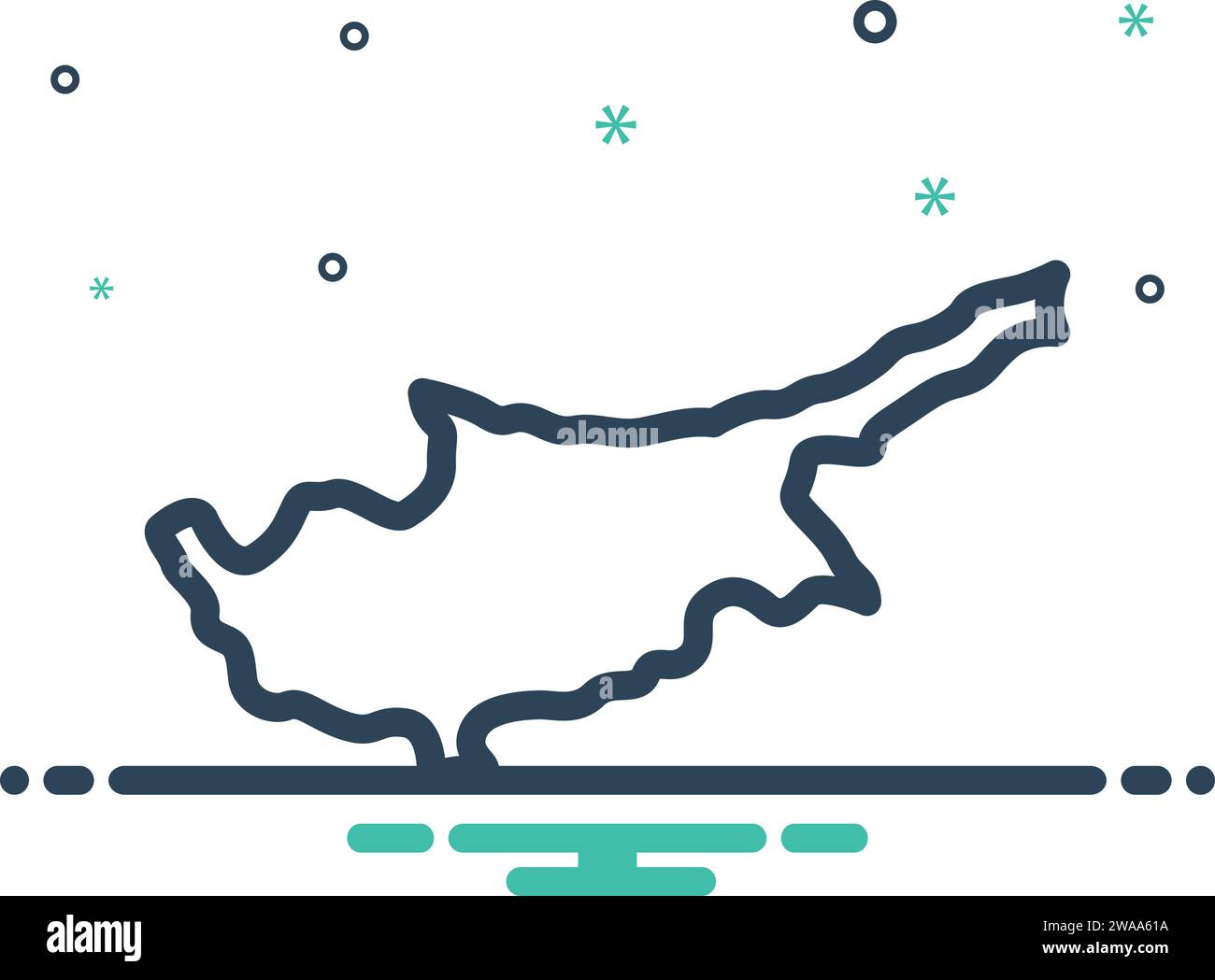 Icon for cyprus,map Stock Vector Image & Art - Alamy