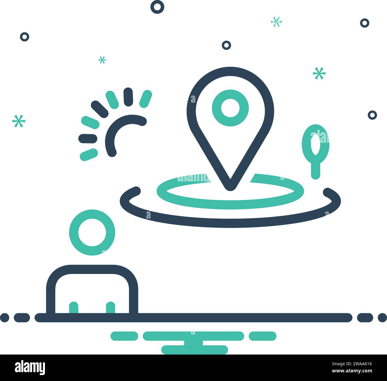 Icon for elsewhere,somewhere Stock Vector Image & Art - Alamy