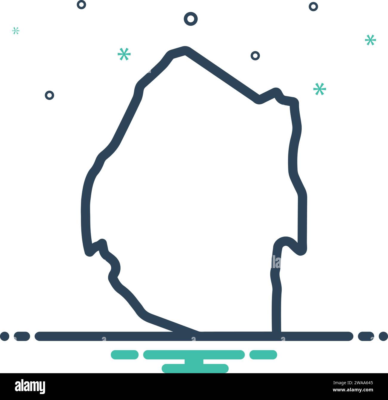 Map swaziland vector vectors hi-res stock photography and images - Alamy