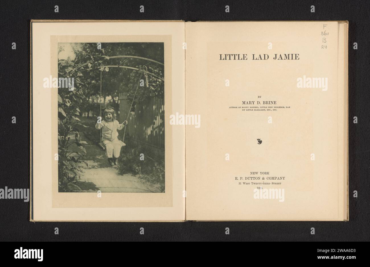 Little lad Jamie / by Mary D. Brine, Mary D. Brine, 1895 book New York ...